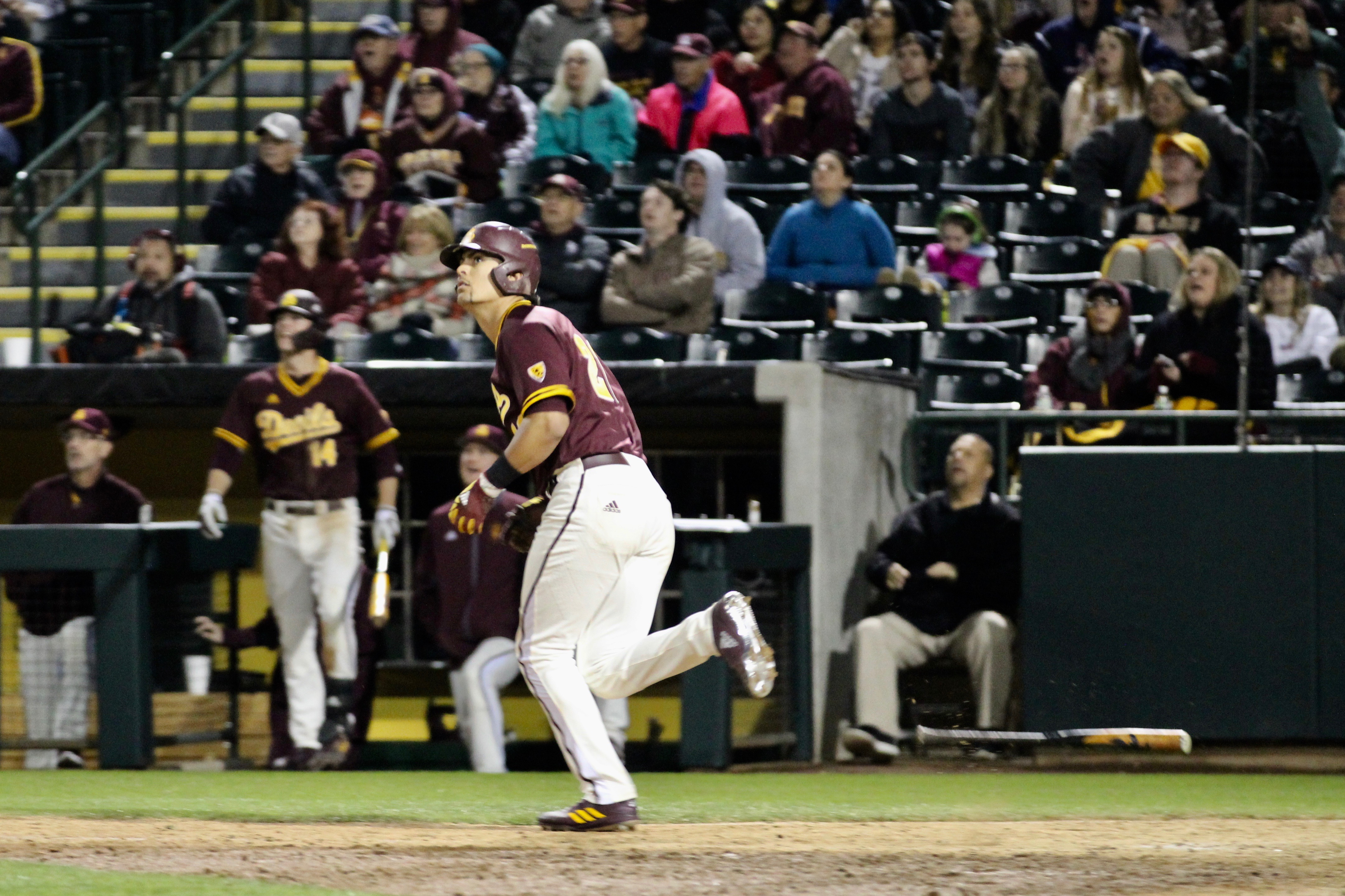 ASU Baseball Devils Score Twenty Runs In Game Two Rout Over Fighting ASU Baseball Devils Score Twenty Runs In Game Two Rout Over Fighting